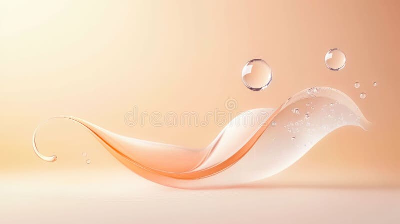 Elegant Abstract Liquid Wave and Perfume Splash Design Stock ...