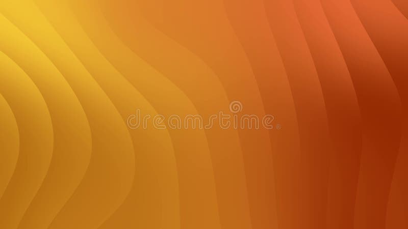 Elegant Abstract Orange Gradient Wavy Lines Loop Animation. Stock Footage - Video of monochrome ...