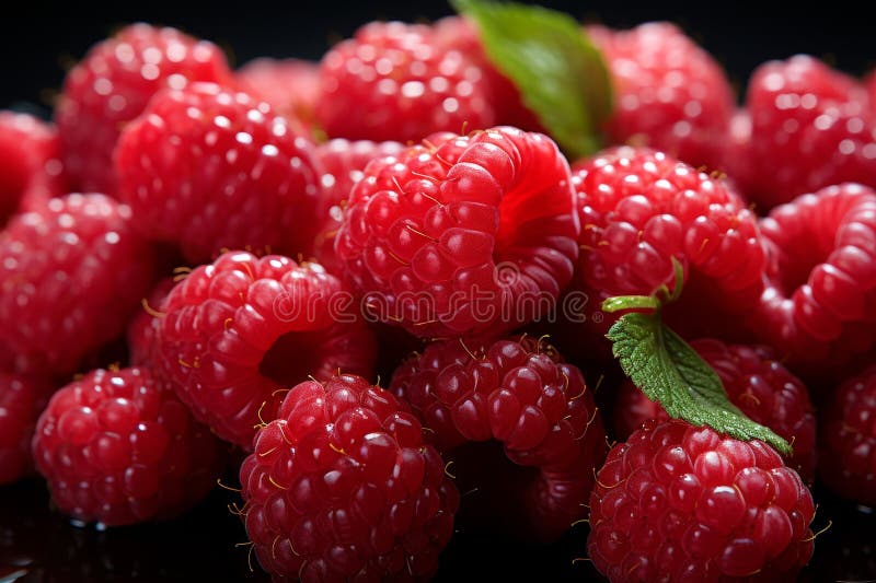 Elegant Abstract Raspberry Background in Low Key Perfect for Versatile ...