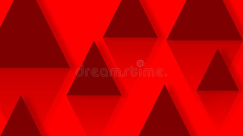 Elegant Abstract Red Background, with Dark Red Triangle Pattern. Stock ...