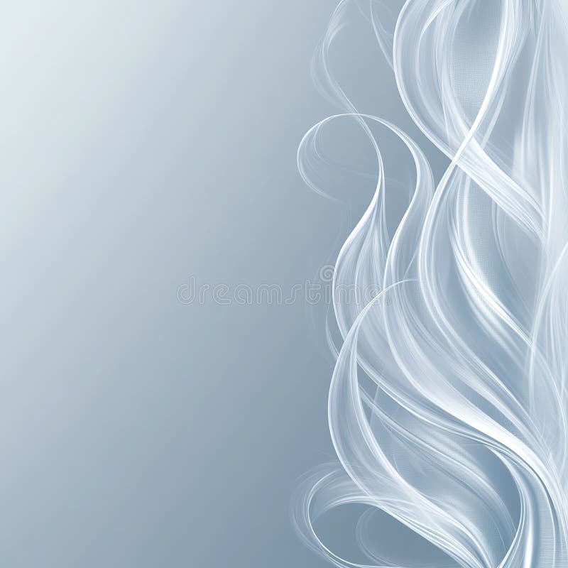 Elegant Abstract Swirl Patterns on a Soft Gradient Background Stock ...
