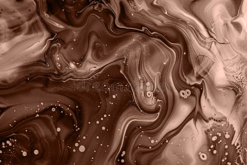 Elegant Abstract Swirls of Mocha and Mousse Tones with Dynamic Textures ...