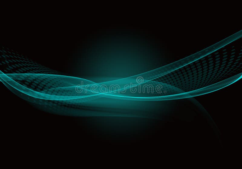 Elegant Abstract Turquoise Background Design with Space for Your Text ...