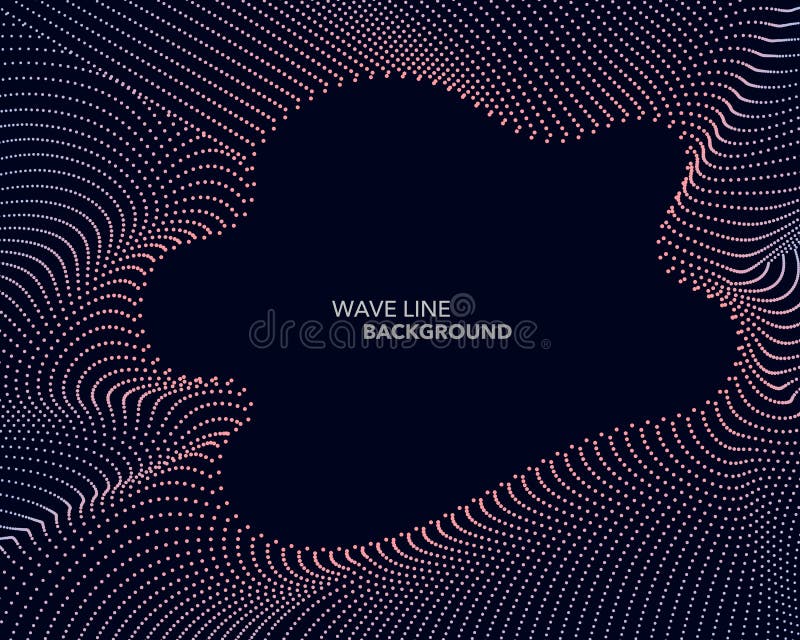 Elegant Abstract Vector Web Gradient Dot Wave Line Futuristic St Stock ...