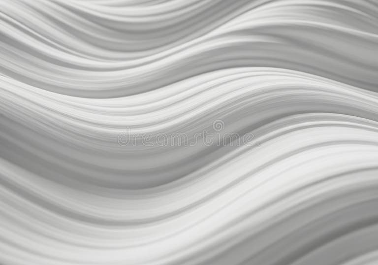 Elegant Abstract Wave Pattern with Smooth White Flowing Lines Stock ...