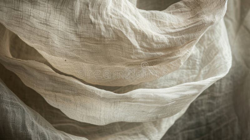 Elegant Abstract White Wrinkled Bedding Sheet Fabric with Textured ...