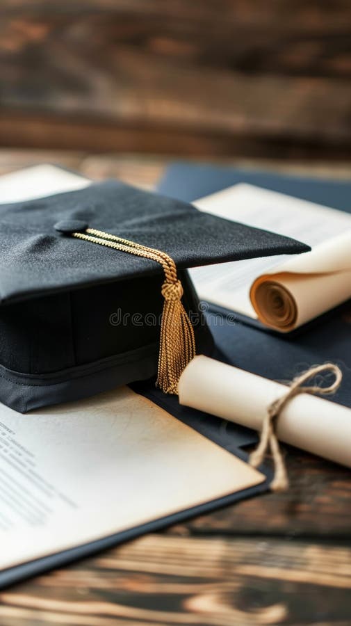 Elegant Aesthetic Invitation Template for Graduation, Empty White Blank ...