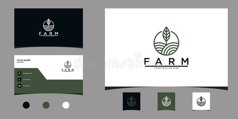 Elegant Agricultural Creative Logo Design. Premium Vector Stock ...