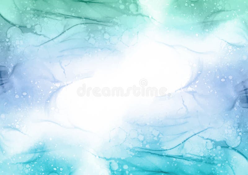 Elegant Alcohol Ink Background in Shades of Blue and Teal Stock Photo ...