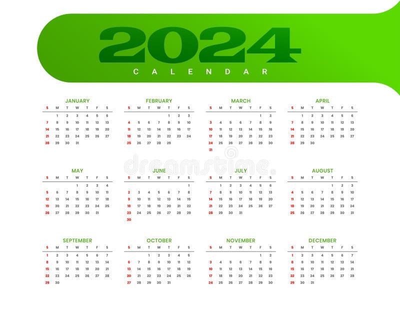 Printable Annual Calendar Template Design for 2022 Minimal Style Stock ...