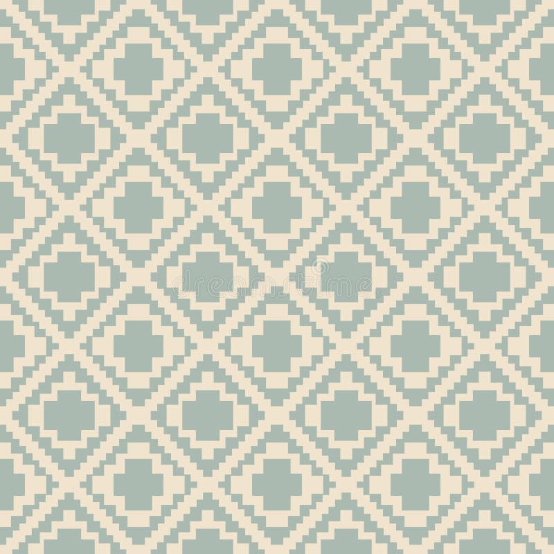 Elegant Antique Background Image of Pixel Diamond Check Pattern. Stock ...