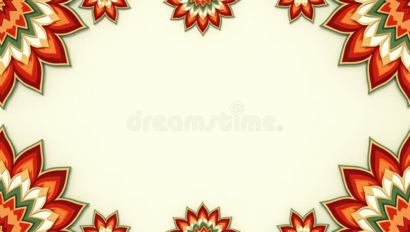 Elegant Arabesque Cut-out Design Featuring Layered Multicolored ...