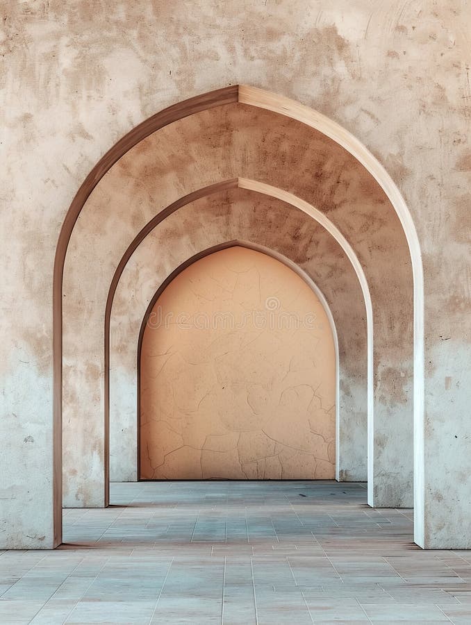 Elegant Arches Create Stunning Architectural Perspective Against ...