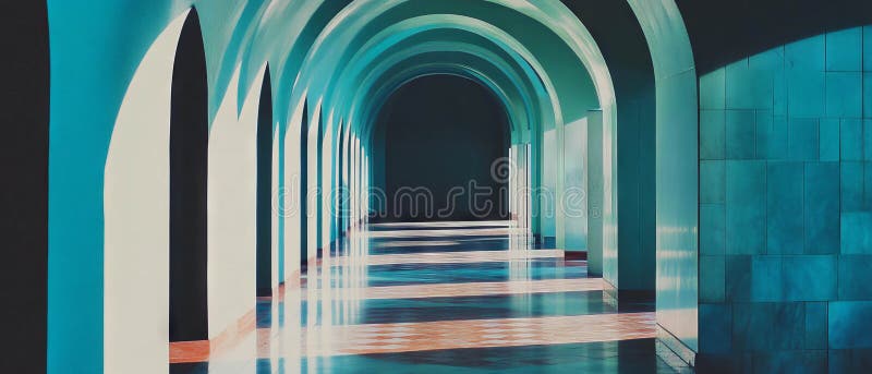 Elegant Architecture Featuring Repeating Arches in a Contemporary ...