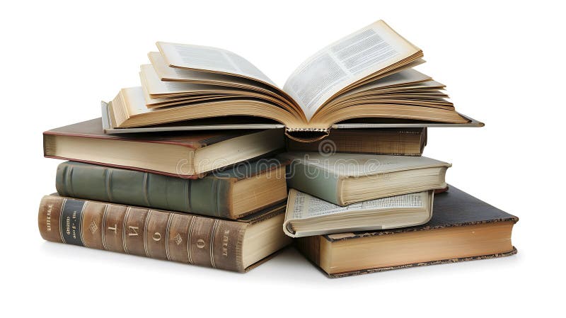 Elegant Array of Books Highlighting an Open Edition for Book Lovers ...