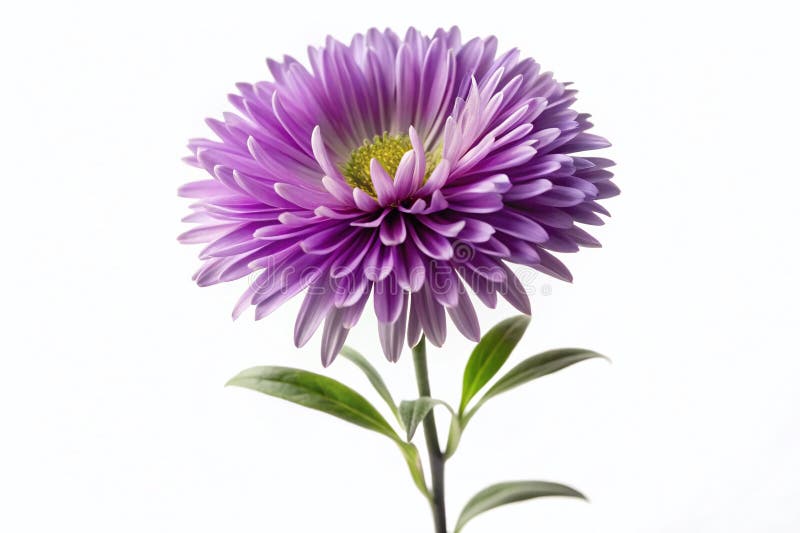 Elegant Aster Flower Silhouette PNG a Stunning VectorBased Image for ...