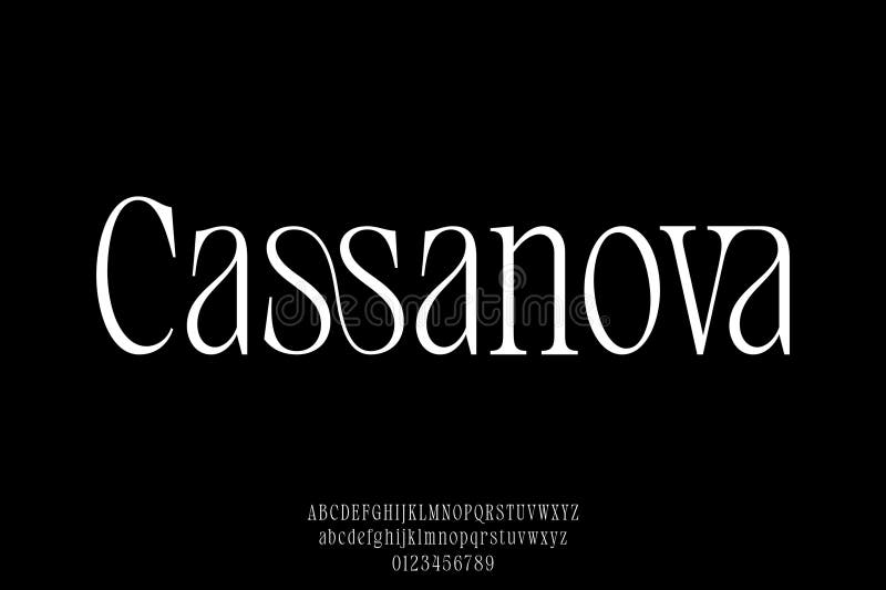 Elegant Attractive Serif Alphabet Display Font Vector with Ligature ... Elegant Attractive Serif Alphabet Display Font Vector with Ligature ...