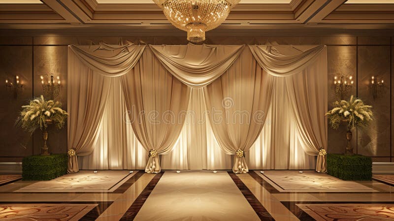 Elegant Awards Ceremony Backdrop with a Touch of Glamour and ...