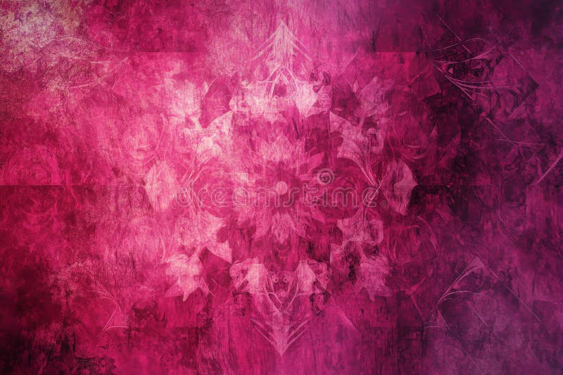 An Elegant Background with Varying Magenta Tones, Featuring Intricate ...