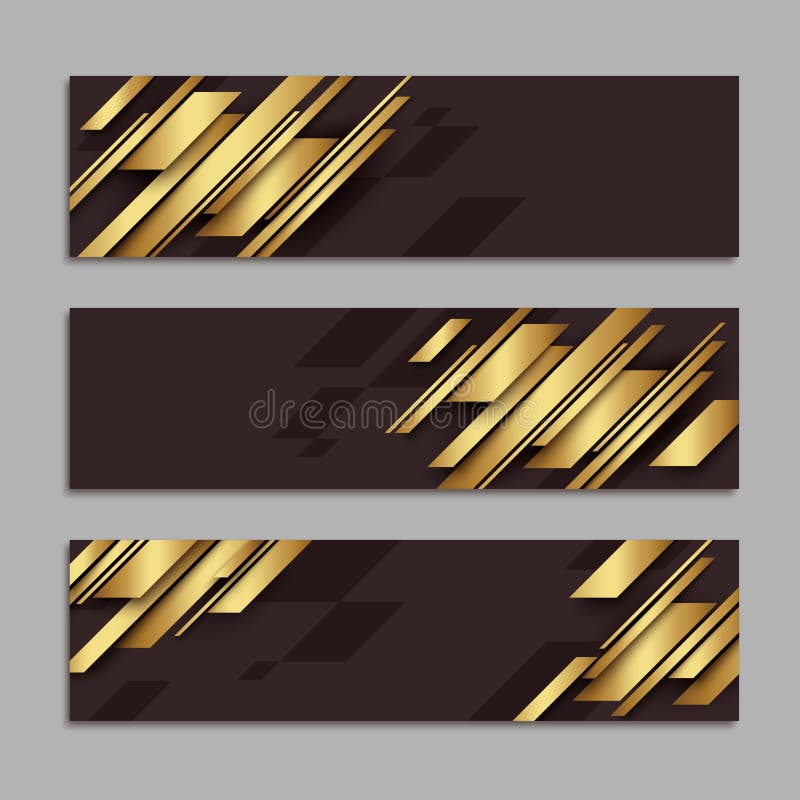 Elegant banner design stock illustration. Illustration of modern - 73615875