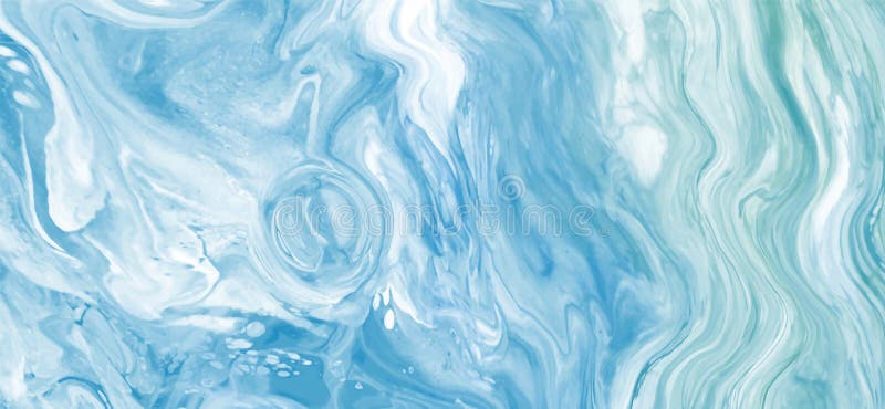 Elegant Banner Template Design with Blue Paint. Stock Vector ...