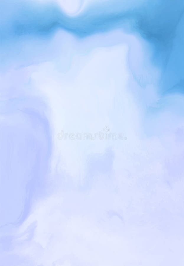 Elegant Banner Template Design with Blue Paint. Stock Vector ...