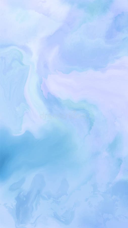 Elegant Banner Template Design with Blue Paint. Stock Illustration ...