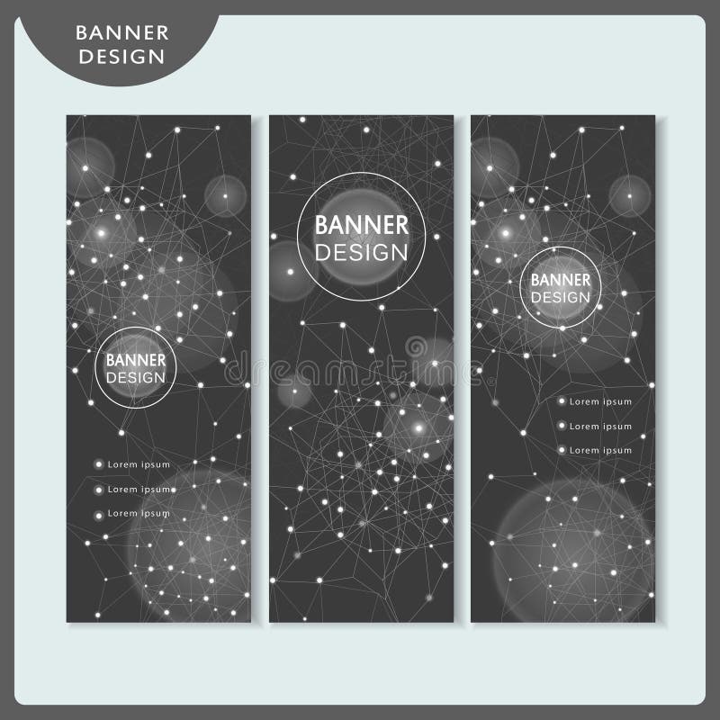 Elegant Banner Template Set Design Stock Vector - Illustration of ...