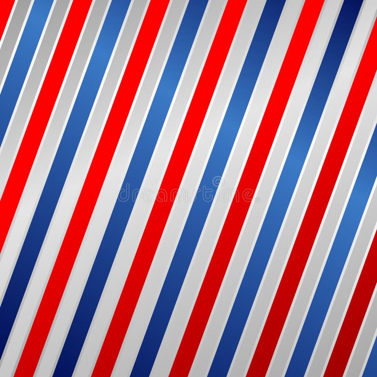Elegant Barber Background with Red, Blue and Gradient Stripes Stock ...