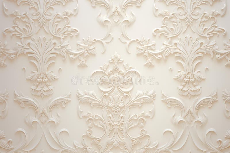 Elegant Baroque Wallpaper Background AI Generated Stock Illustration ...