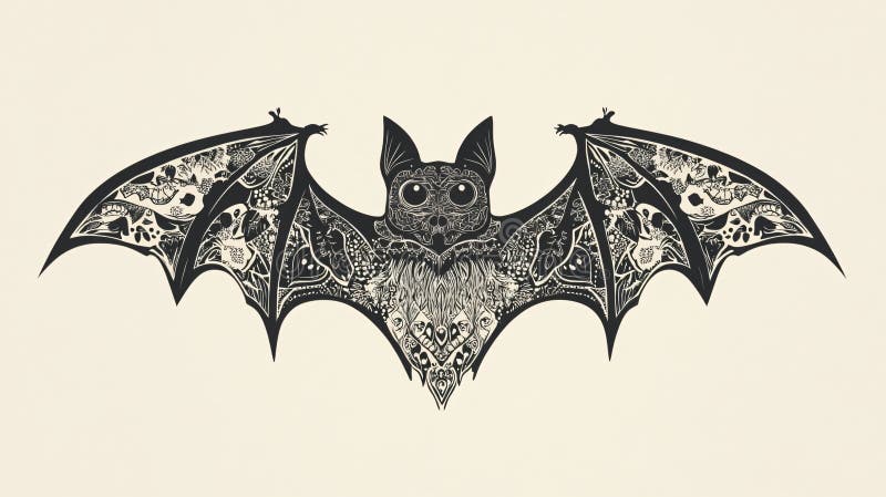 Elegant Bat Vector Silhouette Design for Creative Projects and ...