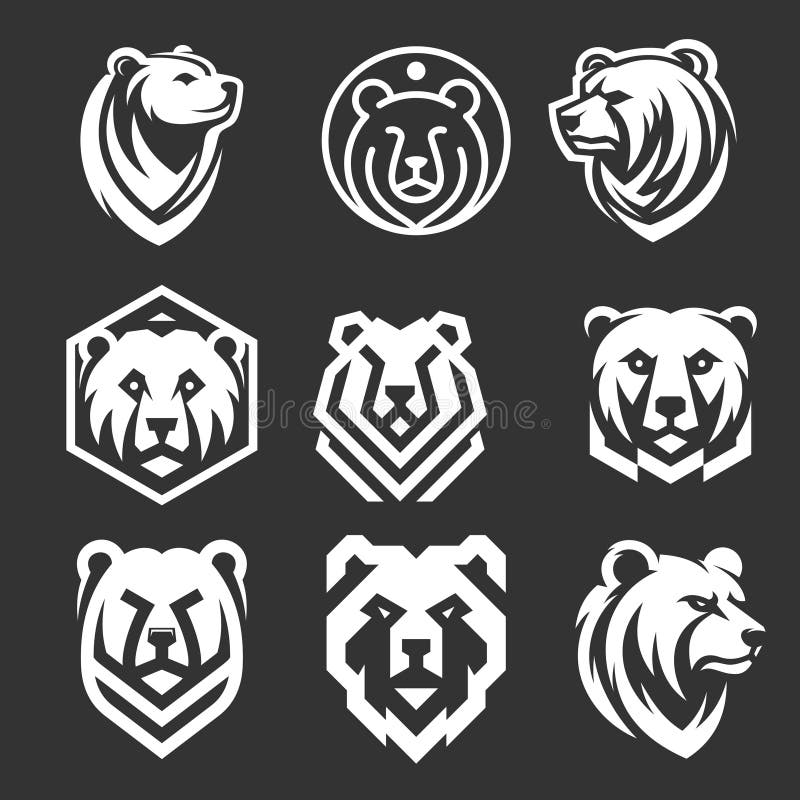 Elegant Bear, Logo Design Appeal Collection Stock Vector - Illustration ...