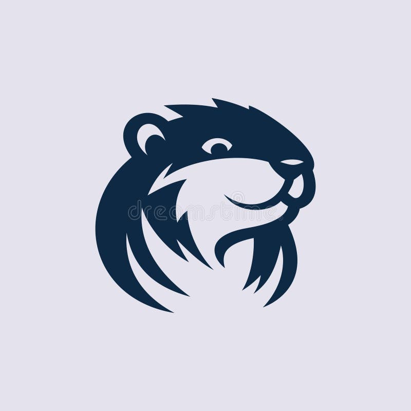 Elegant Beaver, Logo Style Design Stock Vector - Illustration of design ...