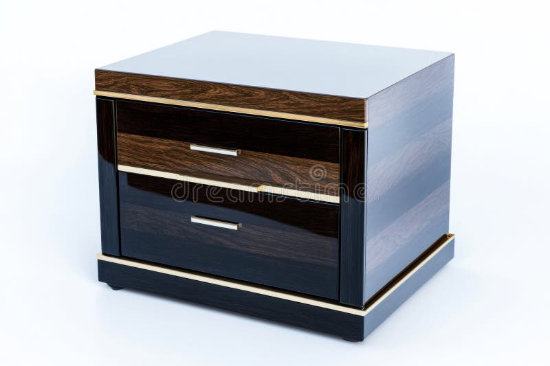 Elegant Bedside Table Design with Modern Finishes on a Clean White ...
