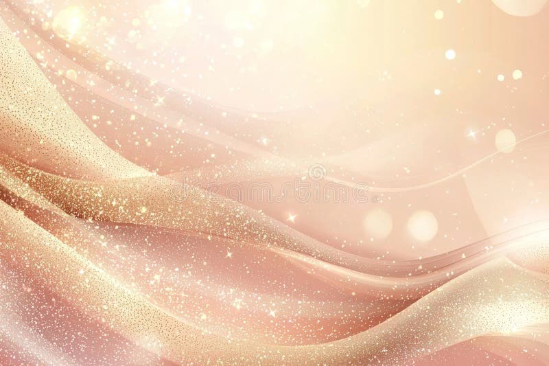 This Elegant Beige Background Features a Sparkling Backdrop with White ...