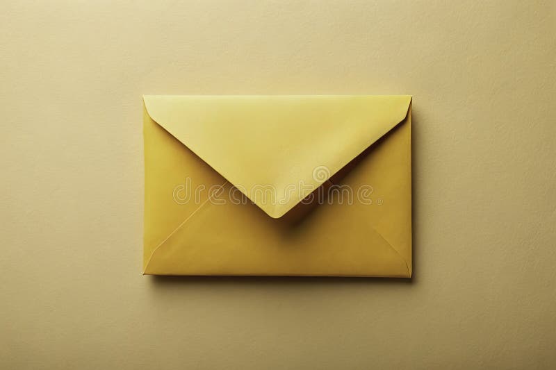Elegant Beige Envelope a Versatile Flat Lay for Correspondence Design ...