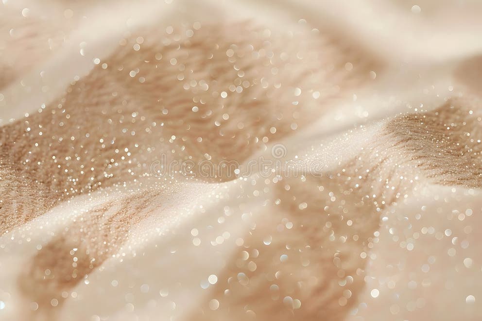 Elegant Beige Glitter Background with Subtle Texture Stock Illustration ...