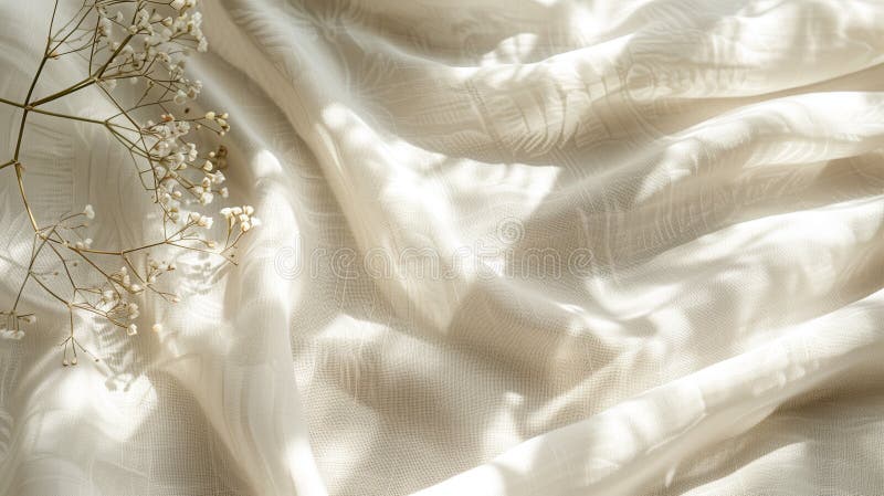 Elegant Beige Linen Background with a Minimalist Fabric Texture and ...