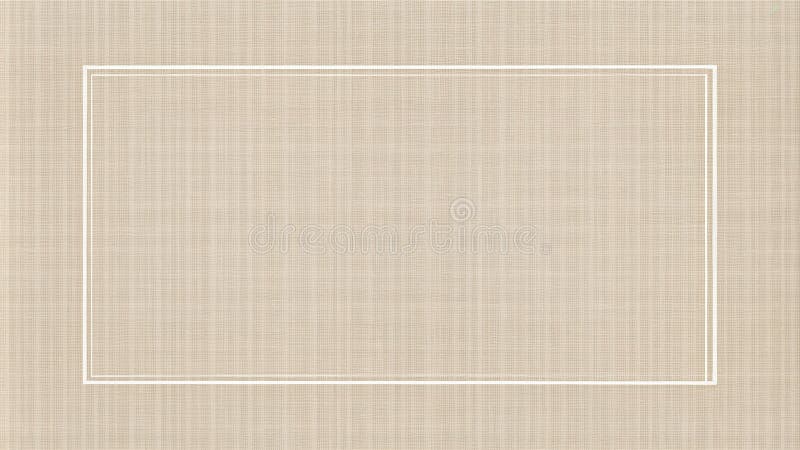 Elegant Beige Linen Texture with Simple White Border Frame for Design ...