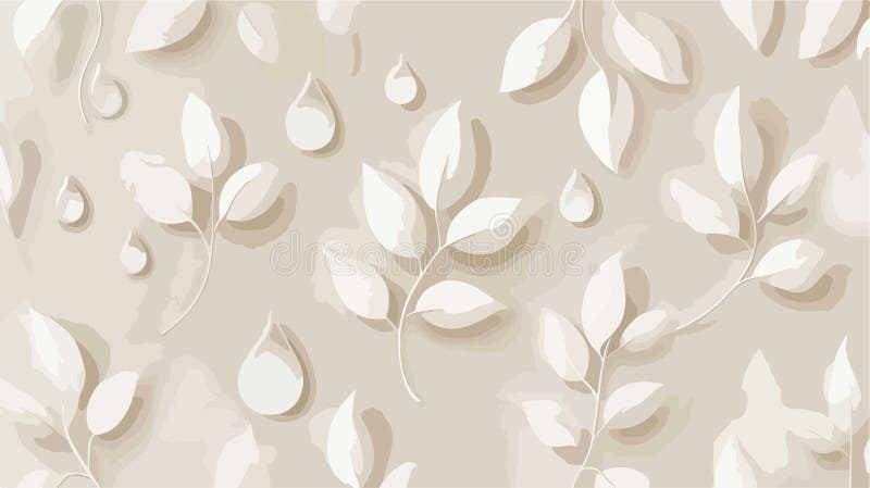 Elegant Beige Seamless Pattern with White Drops for Design Projects ...