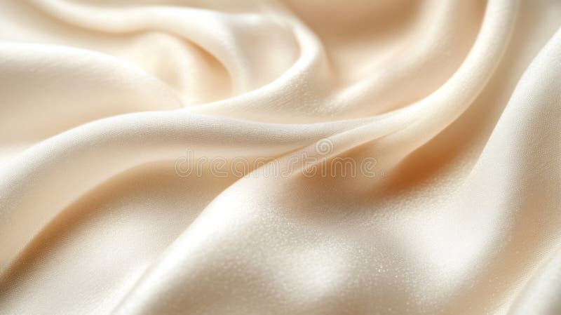Elegant Beige Silk Fabric Texture Background Stock Illustration ...
