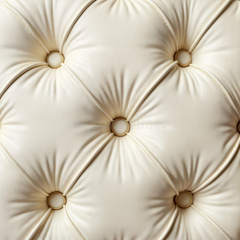 Elegant Beige Tufted Leather Texture – Seamless Upholstery Pattern with ...