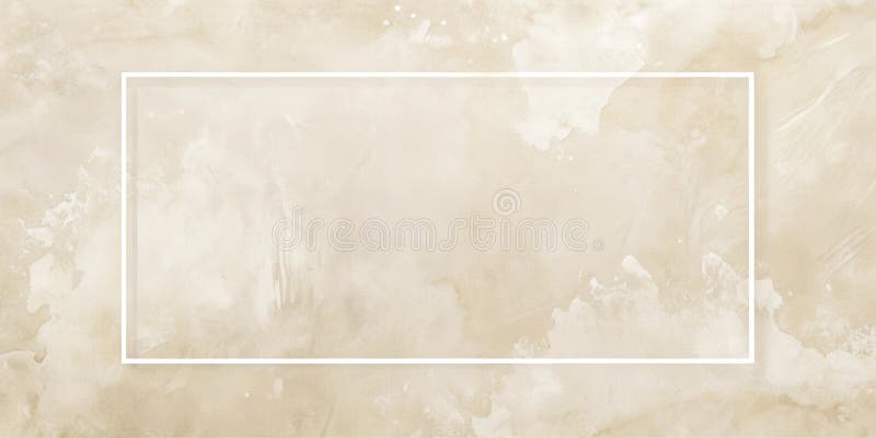 Elegant Beige Watercolor Texture with a Clean White Frame Ideal for ...