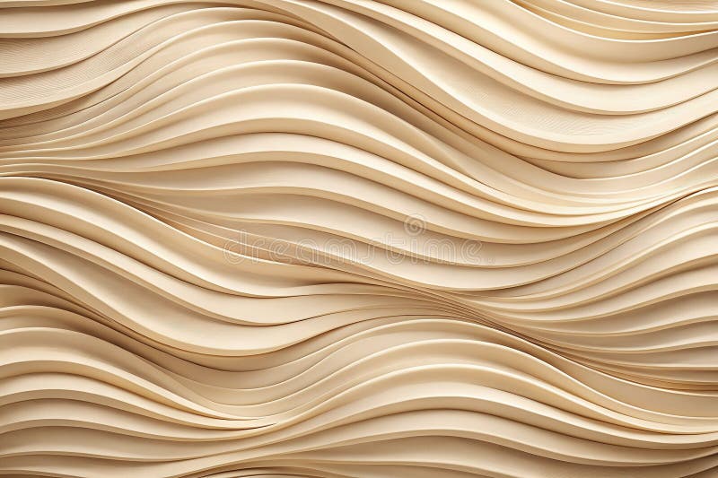Elegant Beige Wave Pattern a Seamless Abstract Background Ideal for ...