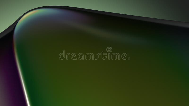 Elegant Bevel Curve Rainbow Reflection on Metal Plate Abstract ...
