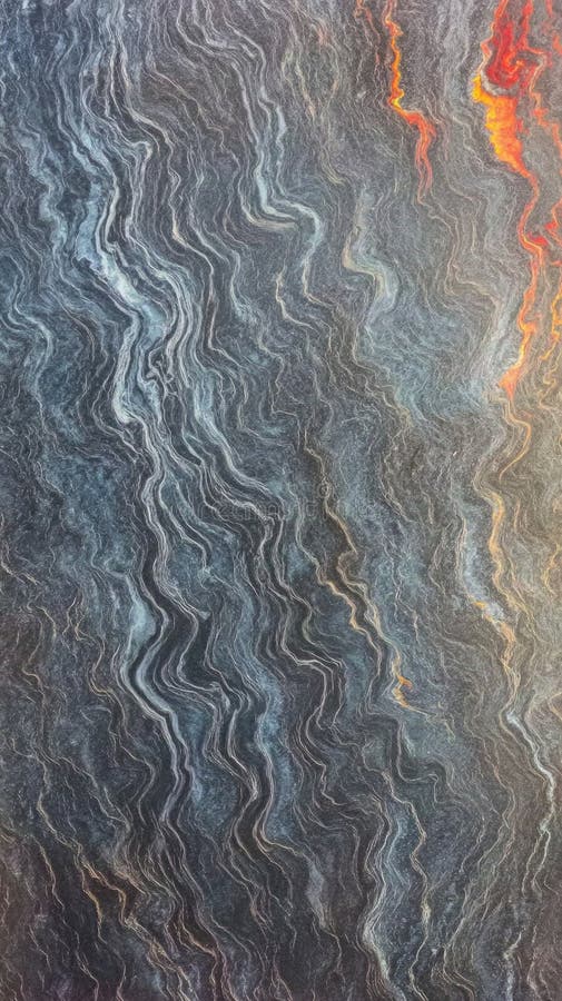 Elegant Black Dark Marble with Fluid Lines and Obsidian Textures Stock ...