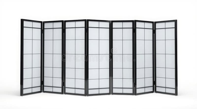 Black White Room Divider Folding Screen Stock Photos - Free & Royalty ...