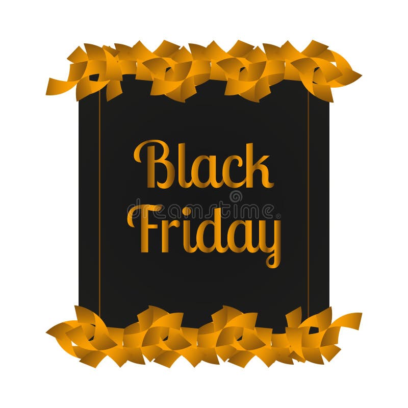Elegant black friday label stock vector. Illustration of label - 161223874