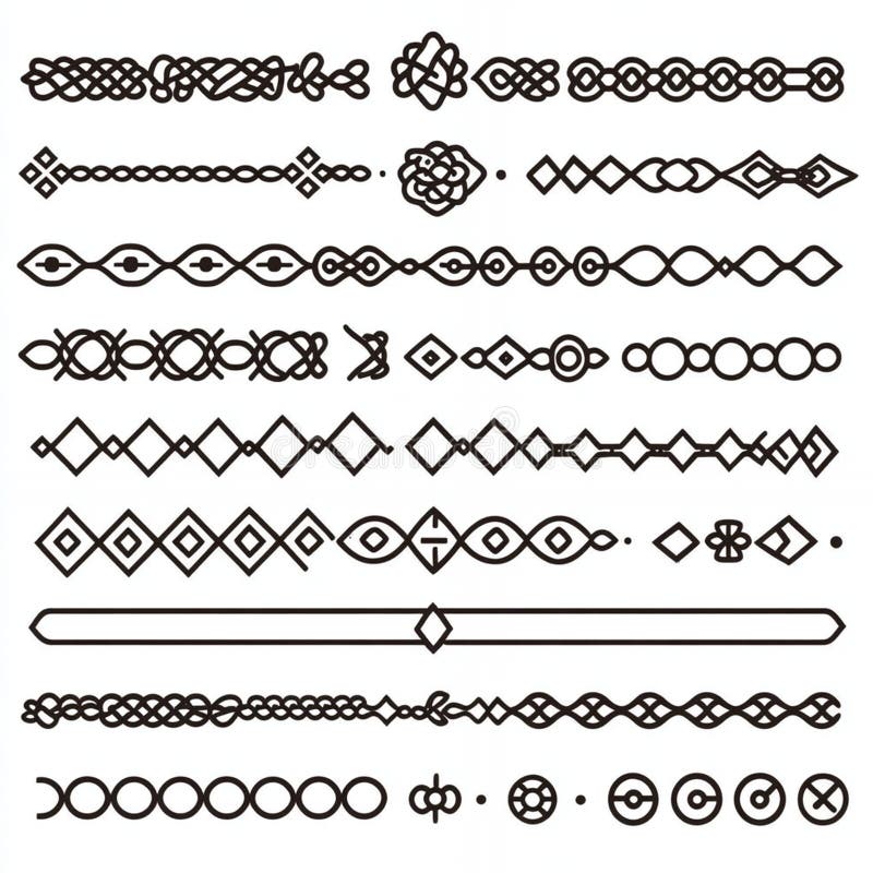 Line Art Black Borders Stock Illustrations – 10,473 Line Art Black ...