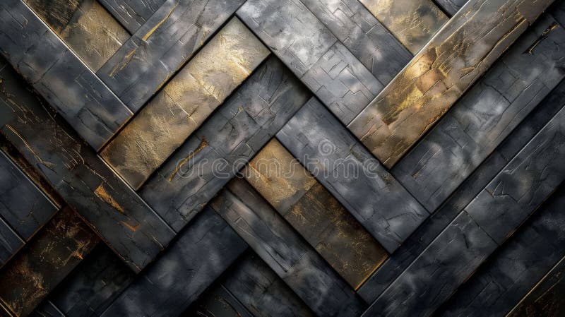 Elegant Black and Gold Chevron Texture Background Stock Photo - Image ...